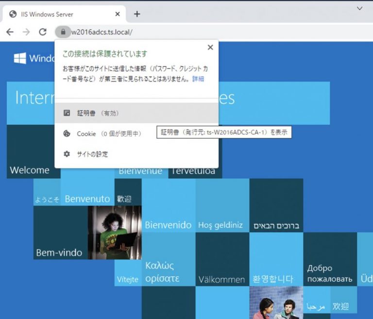 社内サーバSSL化 -ADCSでプライベート認証局構築- ③ CSR/証明書発行・動作確認